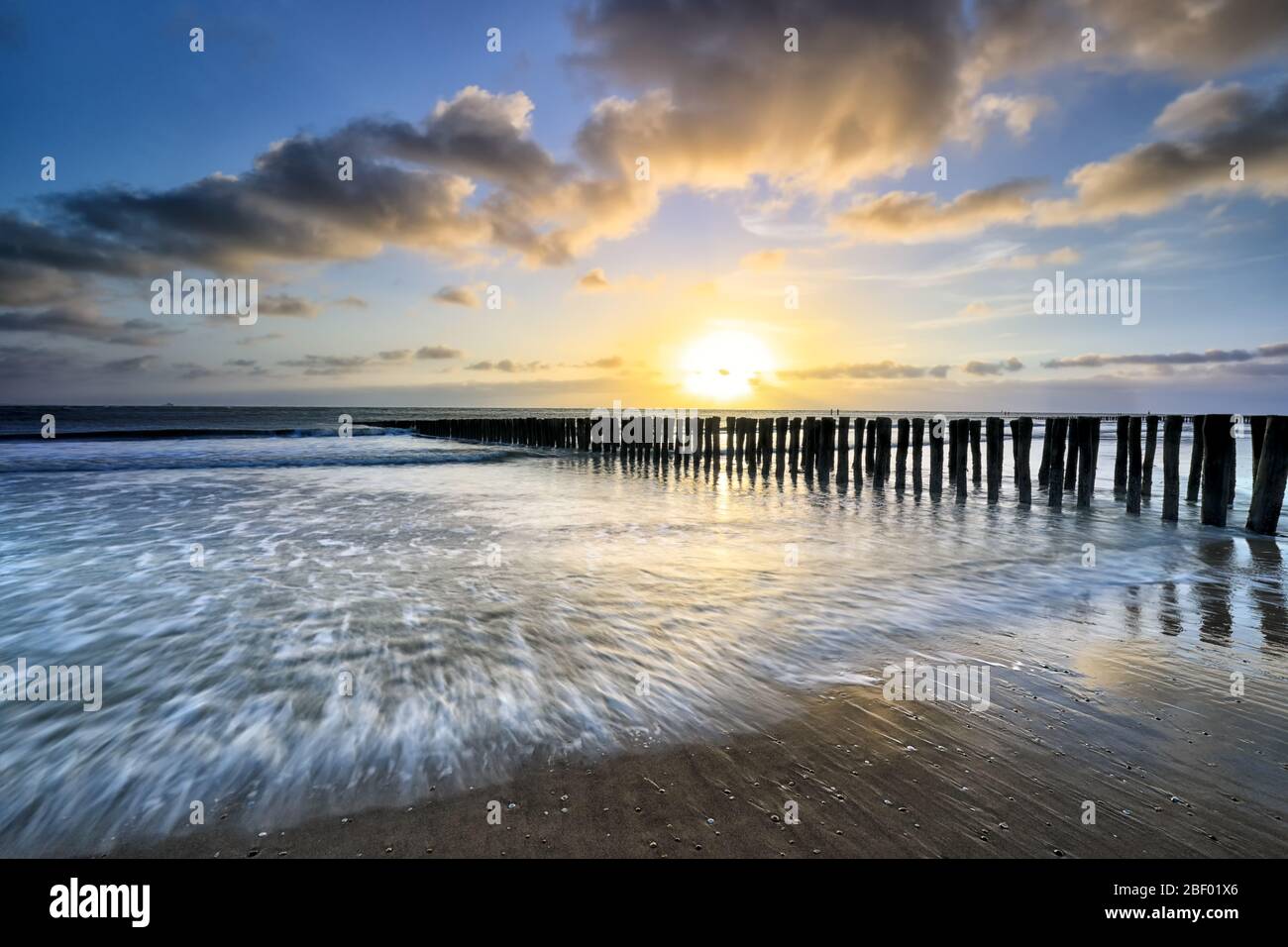 Beautiful sunset north breakwater hi-res stock photography and images ...
