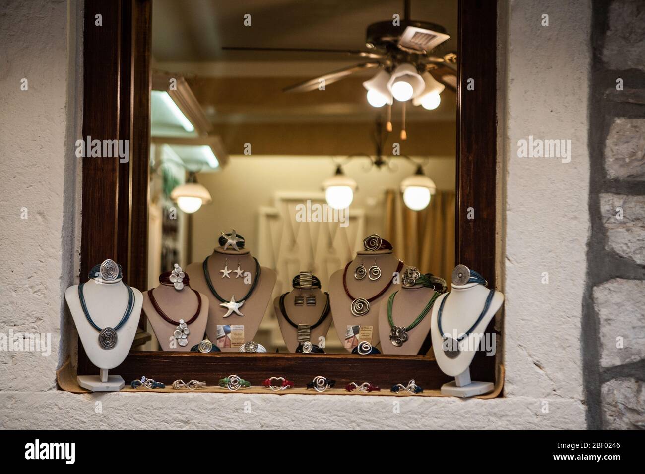 You can buy jewelry as a souvenir from the streetside store Stock Photo ...