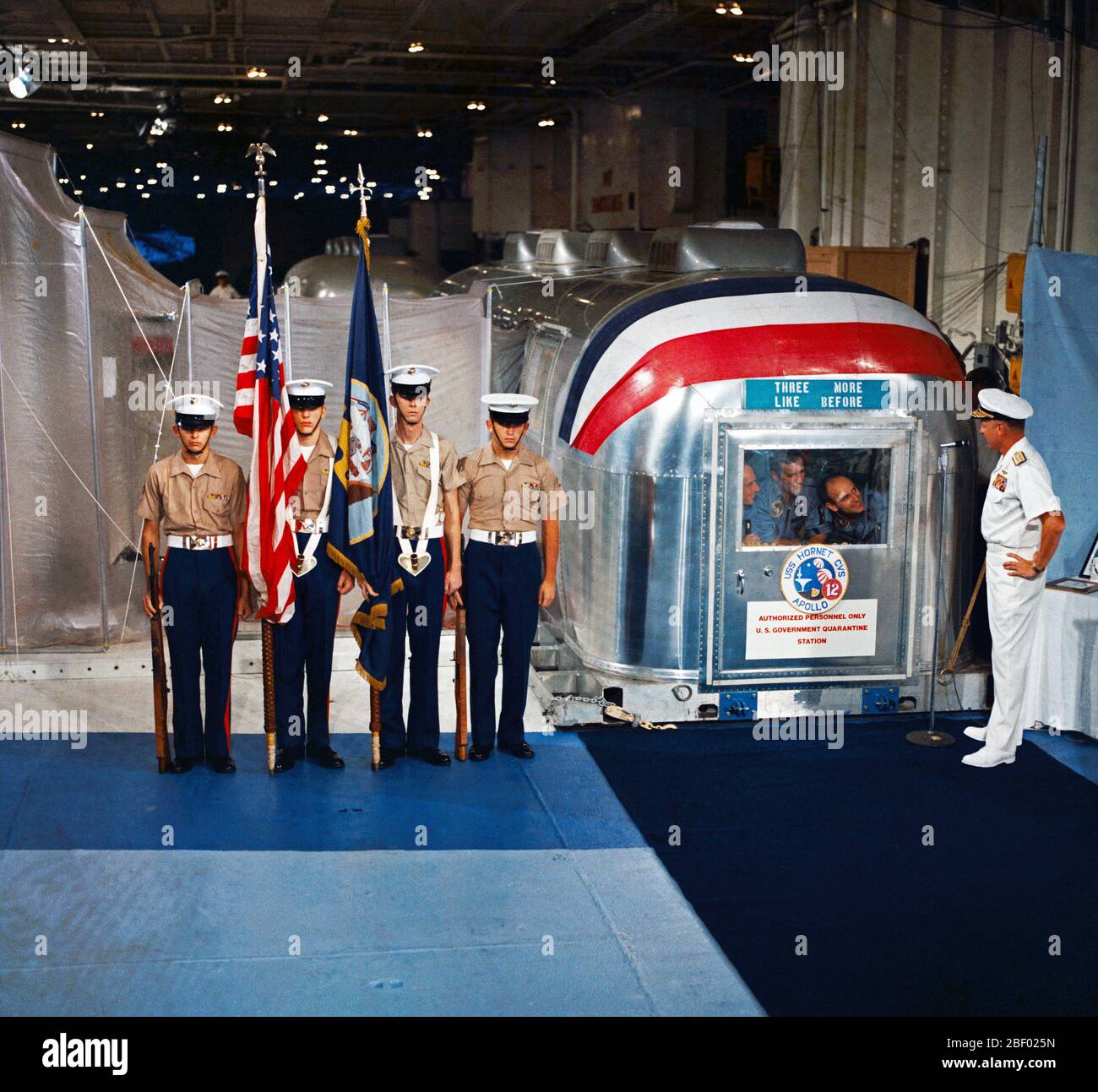 Rear Admiral Donald C. David, Commander, Manned Spacecraft Recovery ...