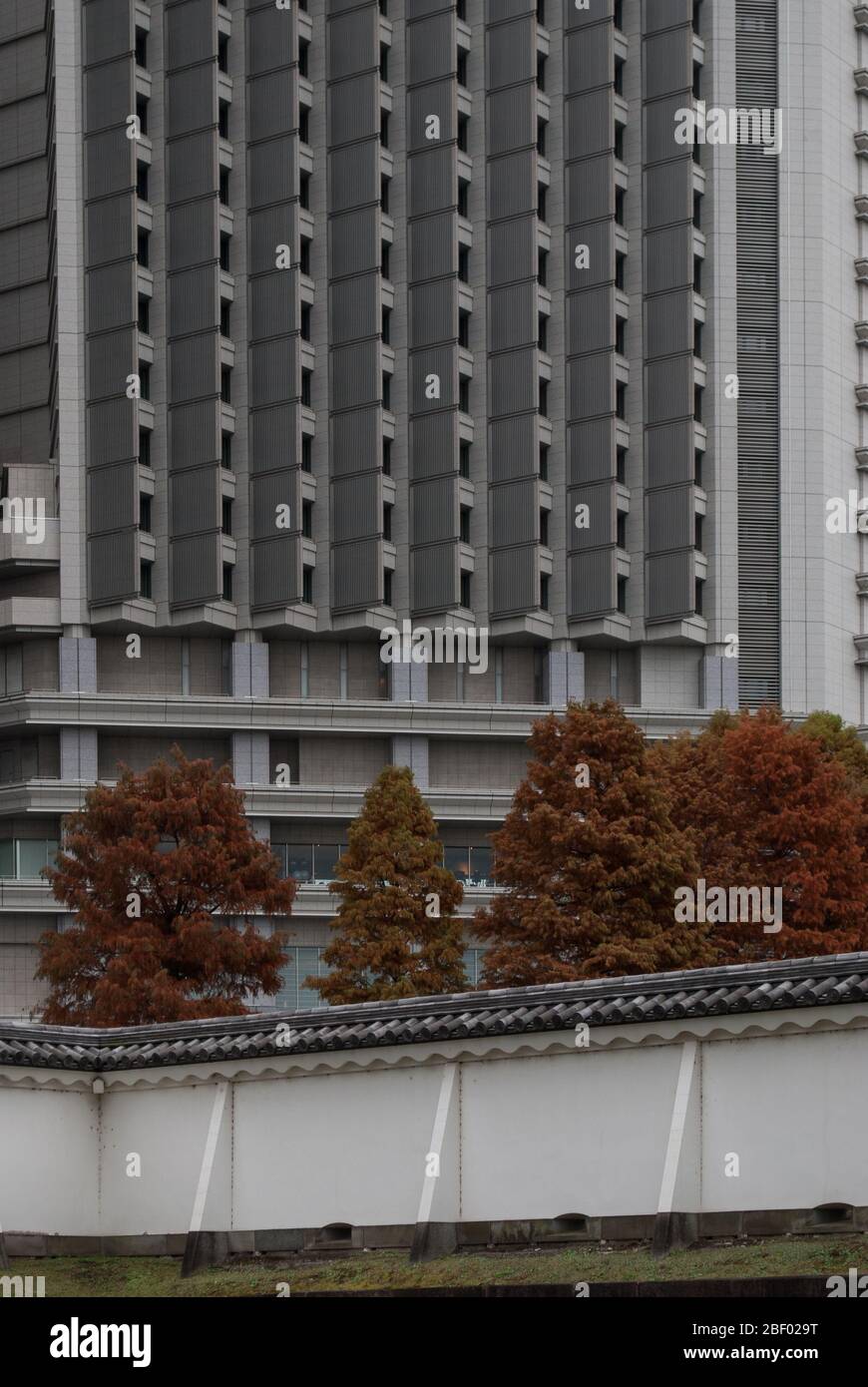 Tower, Skyscraper, Office Building, Windows, Facade, Elevation Concrete ...