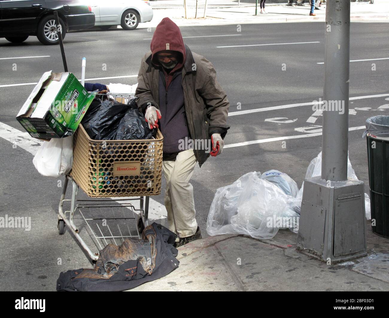 Homeless Person Belongings High Resolution Stock Photography and Images ...