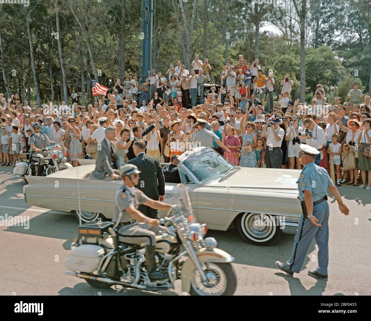 (1963) --- Astronaut L. Gordon Cooper Jr. and his wife at Patrick Air ...