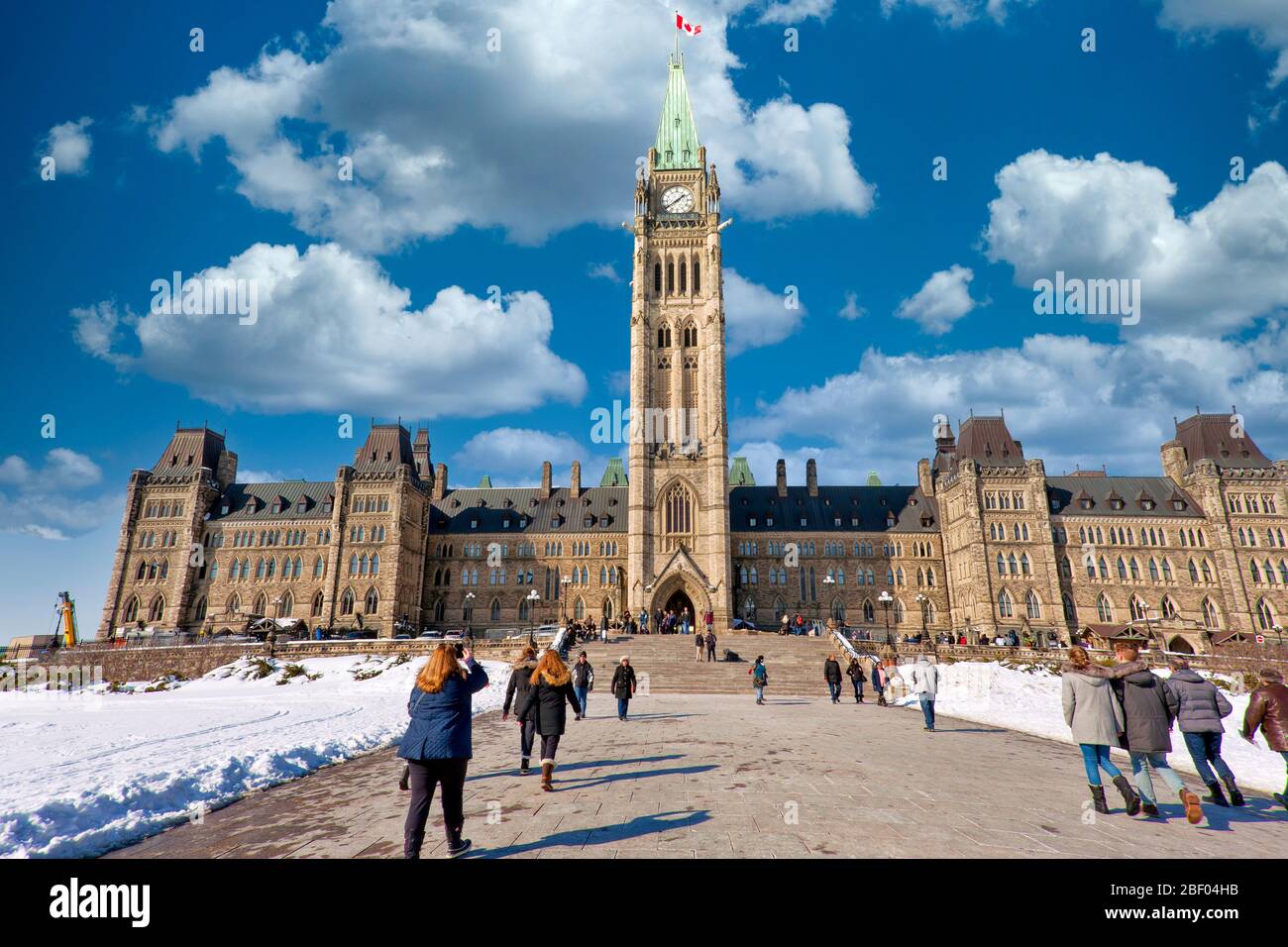 Parliament Building in Ottawa, Capital of Canada, in Ontario, Canada ...