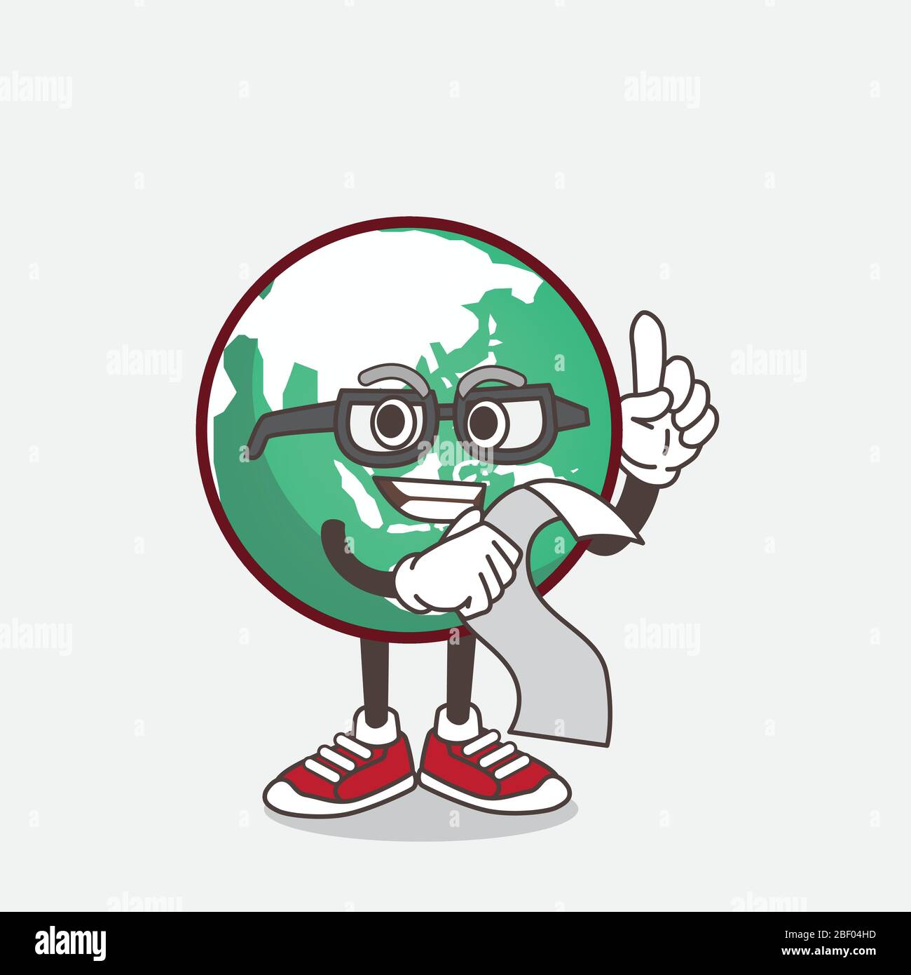 Earth Globe Vector Mascot Illustration Stock Vector Image & Art - Alamy