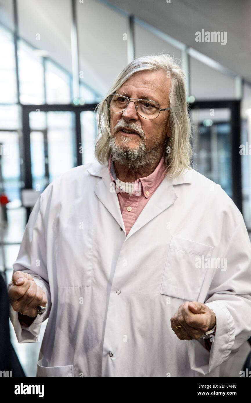 French physician and microbiologist Didier Raoult, director of the ...