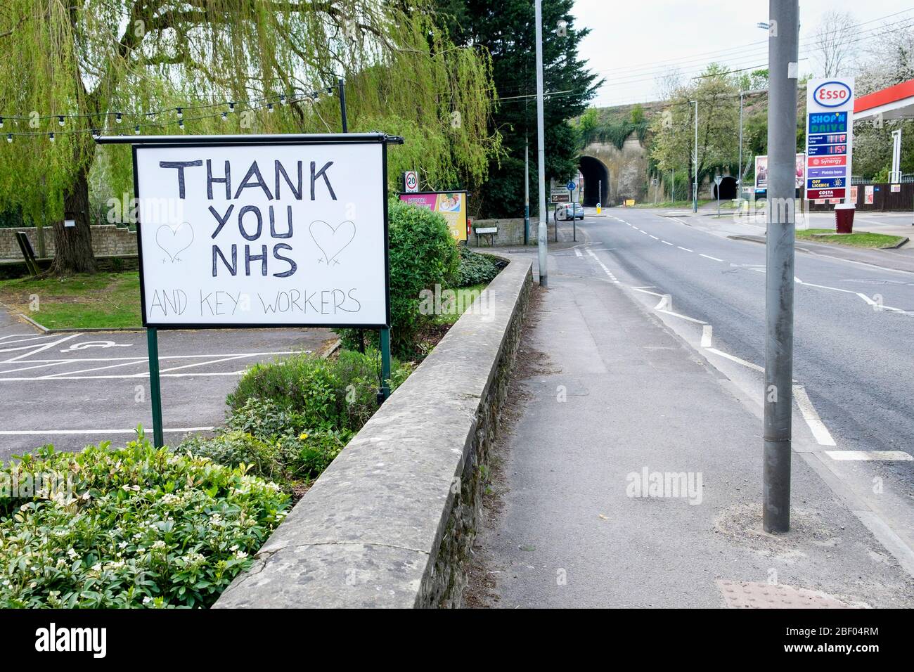 Thanks thank you nhs sign signs hi-res stock photography and images - Alamy