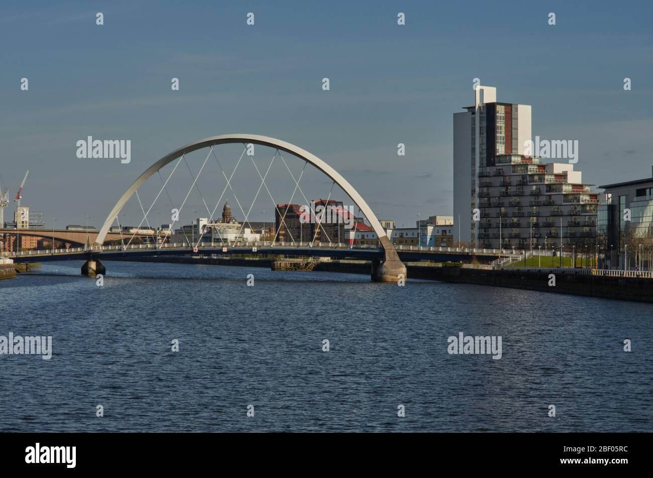 Finnieston, Glasgow during lockdown Stock Photo - Alamy
