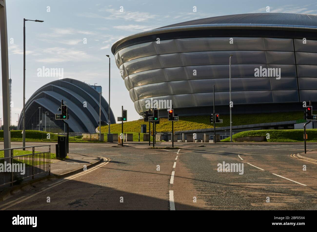 Finnieston, Glasgow during lockdown Stock Photo - Alamy