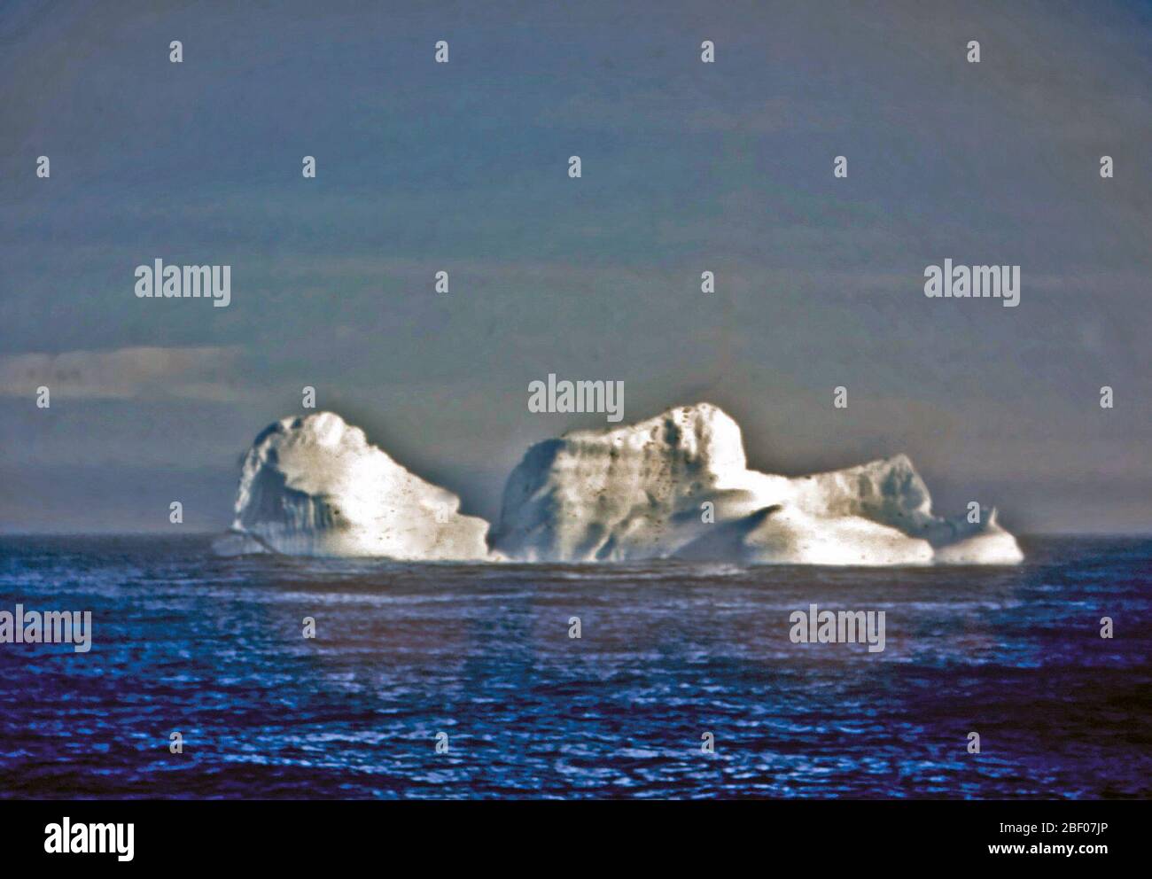 (May 1, 1959) An iceberg floats in the North Atlantic as seen during a ...
