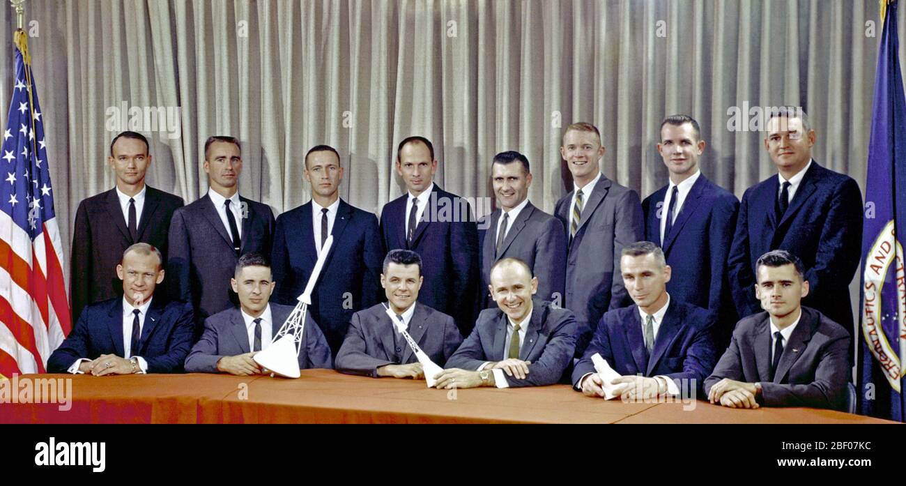 Astronaut Group Three announced on October 18, 1963 Stock Photo - Alamy