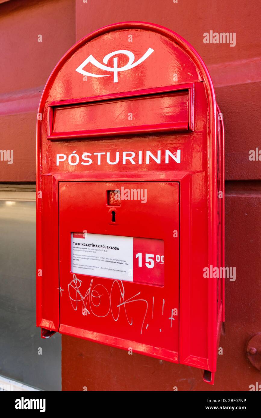 Islandspostur operates the national postal service in Iceland, iceland ...