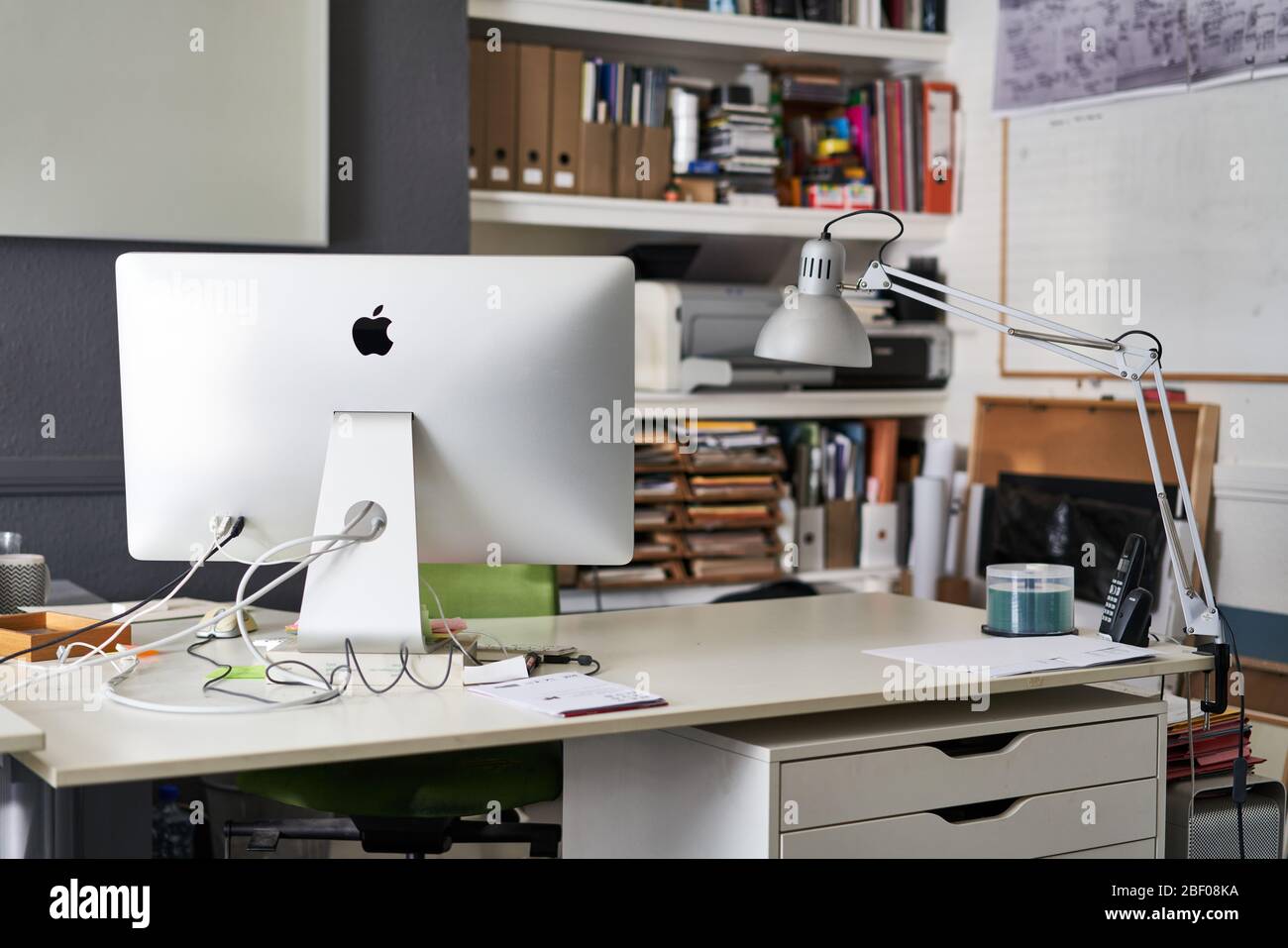 Office interior workspace Stock Photo - Alamy