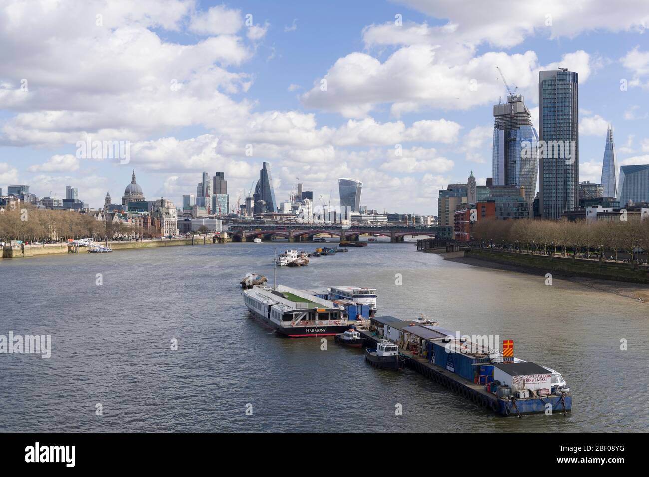 Waterloo bridge view hi-res stock photography and images - Alamy
