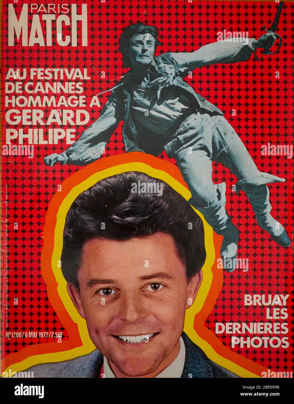 Frontpage of French news and people magazine Paris-Match, n° 1200 ...