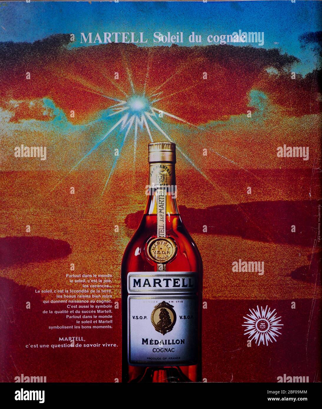 Martell advert hi-res stock photography and images - Alamy