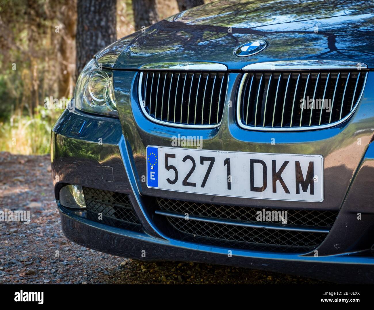 AUGUST 2017: BMW 3 series E90 330i Sparkling Graphite luxury car Stock ...