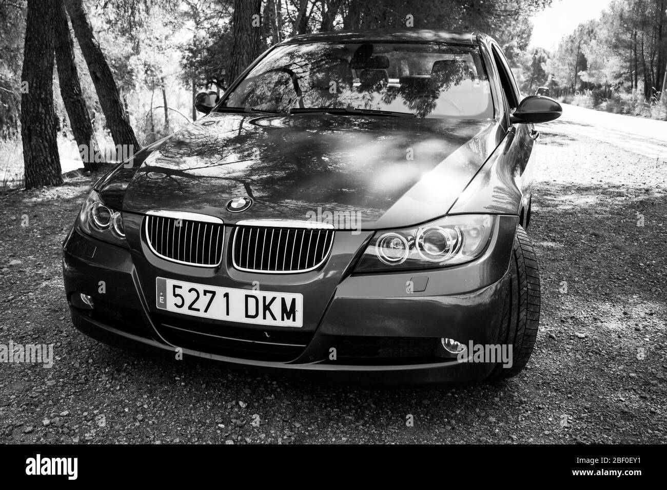 Bmw e90 Black and White Stock Photos & Images - Alamy
