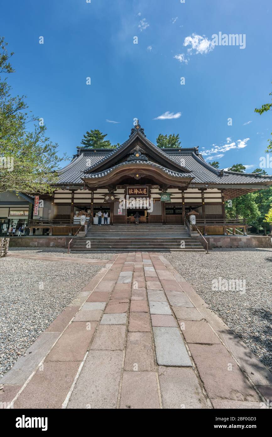 Kanazawa, Ishikawa Prefecture, Japan - August 21, 2018 : Honden Main ...