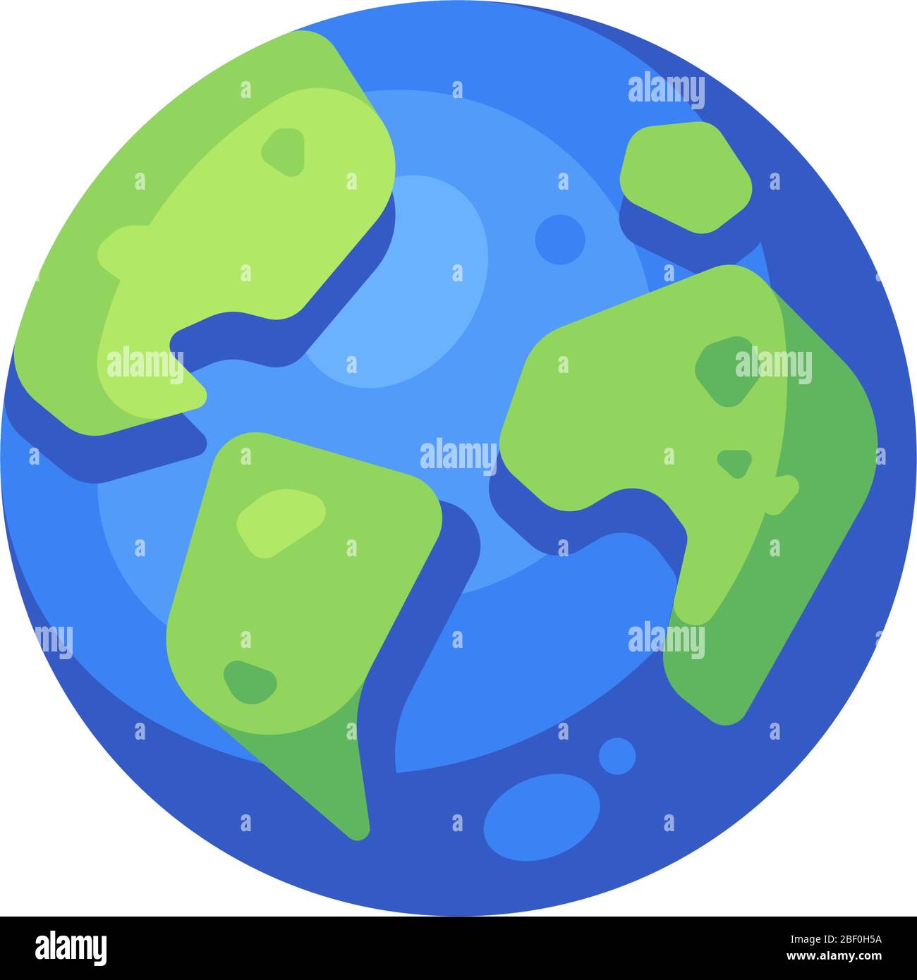 Earth minimal vector illustration. Planet flat icon Stock Vector Image ... Earth minimal vector illustration. Planet flat icon Stock Vector Image ...