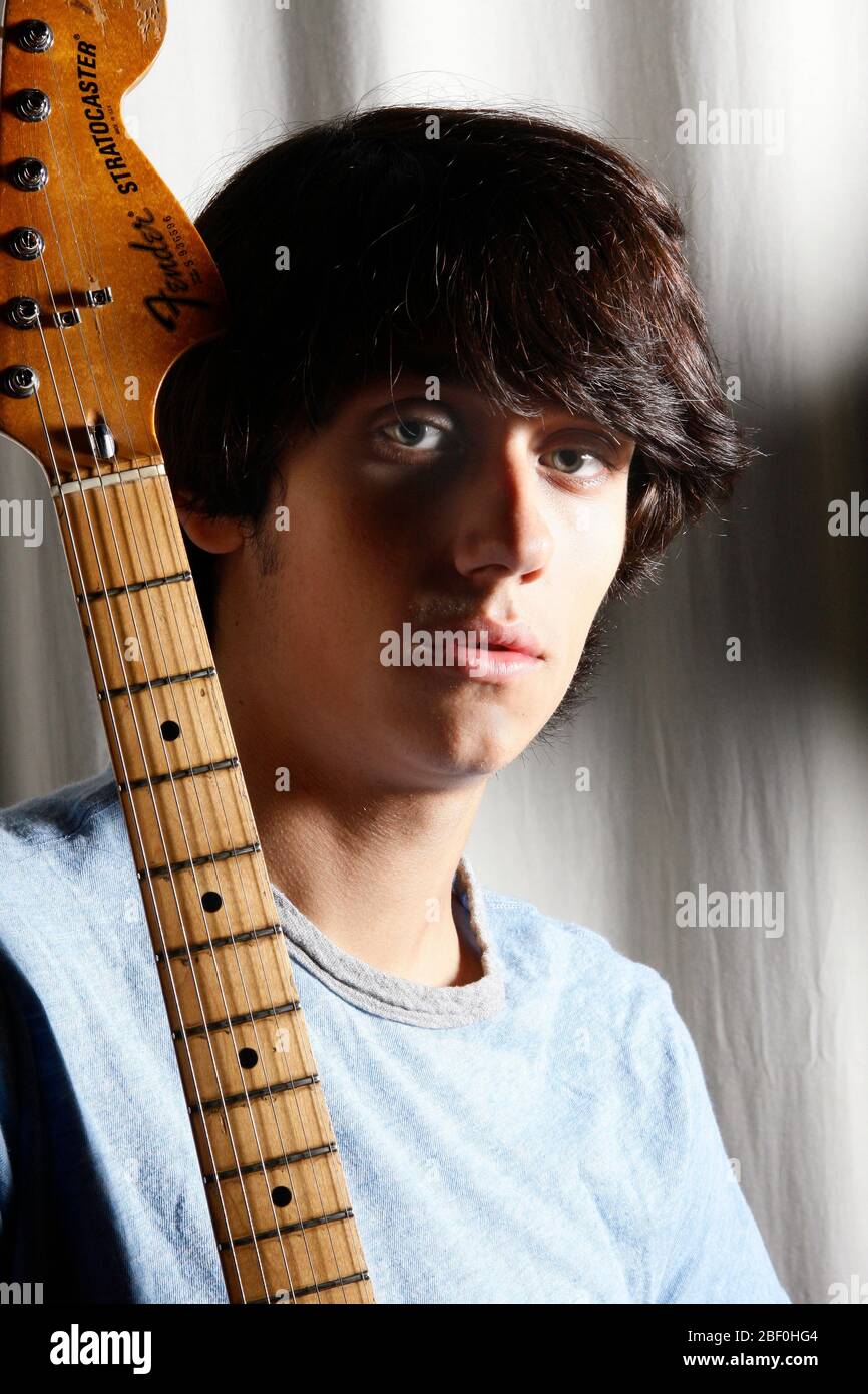 Portrait of American singer / songwriter and actor Teddy Geiger ...