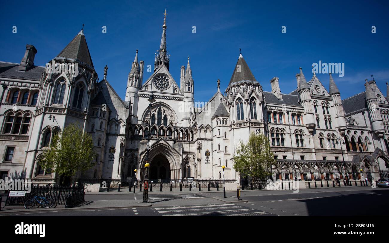 High Court GV. General View of The Royal Courts of Justice, High Court ...