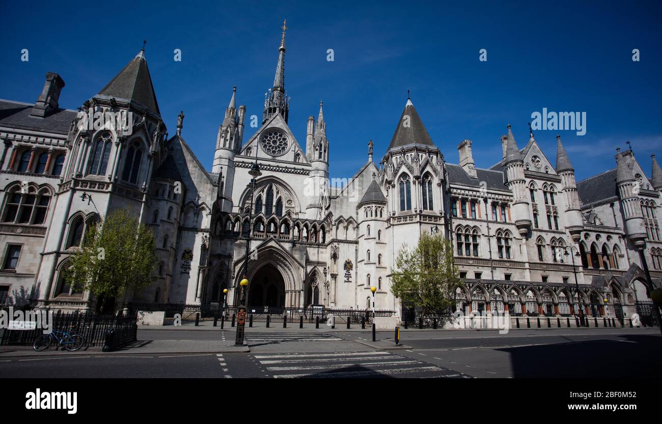 High Court GV. General View of The Royal Courts of Justice, High Court ...