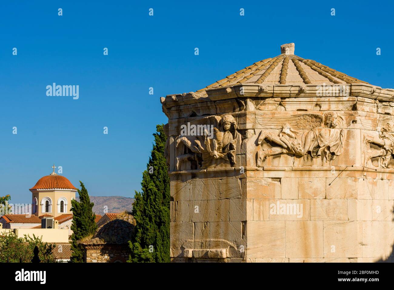 ATHENS, GREECE – August 24, 2006 : The Tower of the Winds or the ...