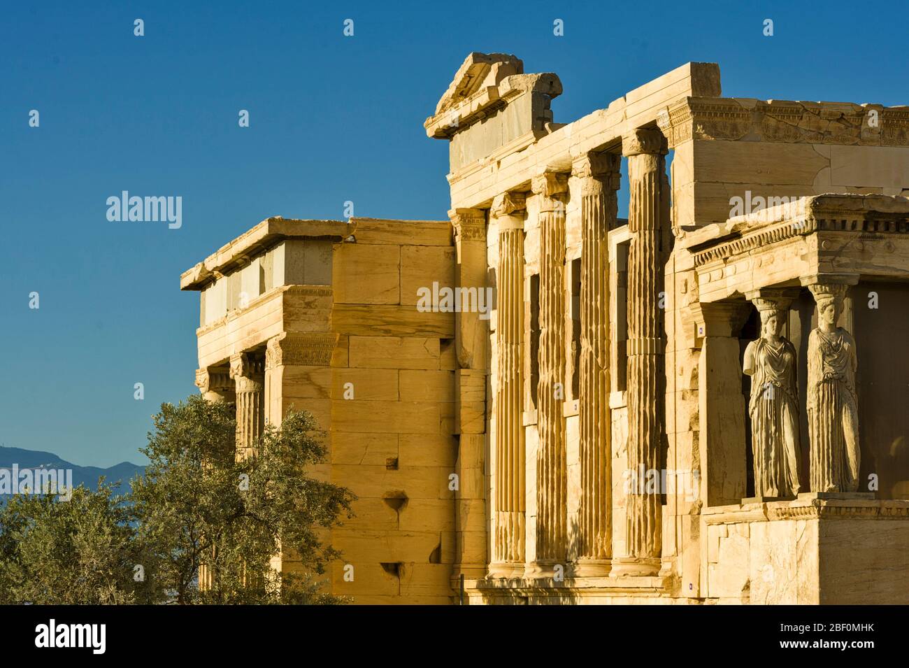 ATHENS, GREECE – May 26, 2006 : Detail of the south porch of ...