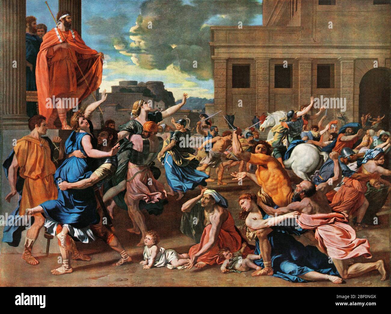 Sabine Rome Original Antique Engraving Of A Statue Of A Sabine Woman