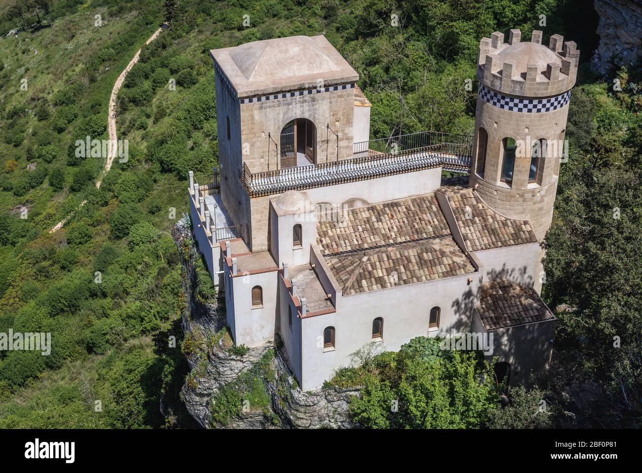 Torretta Pepoli - small castle built in 1870 by count Agostino Pepoli ...