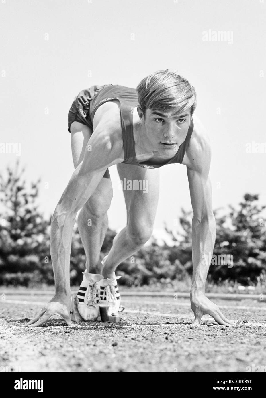Boy teen running race Black and White Stock Photos & Images - Alamy