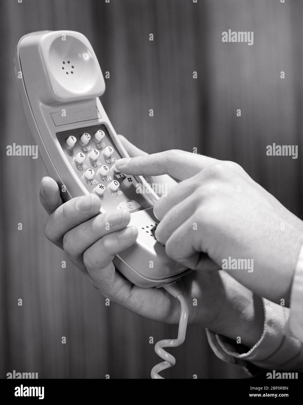 1960 Push Button Phone Push Button Telephones Hi Res Stock Photography