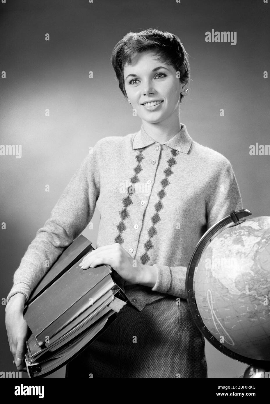 Working class woman women lady ladies Black and White Stock Photos ...