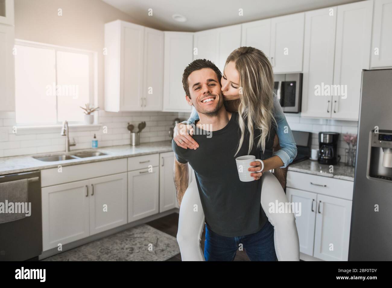 Two men kissing at work hi-res stock photography and images - Alamy