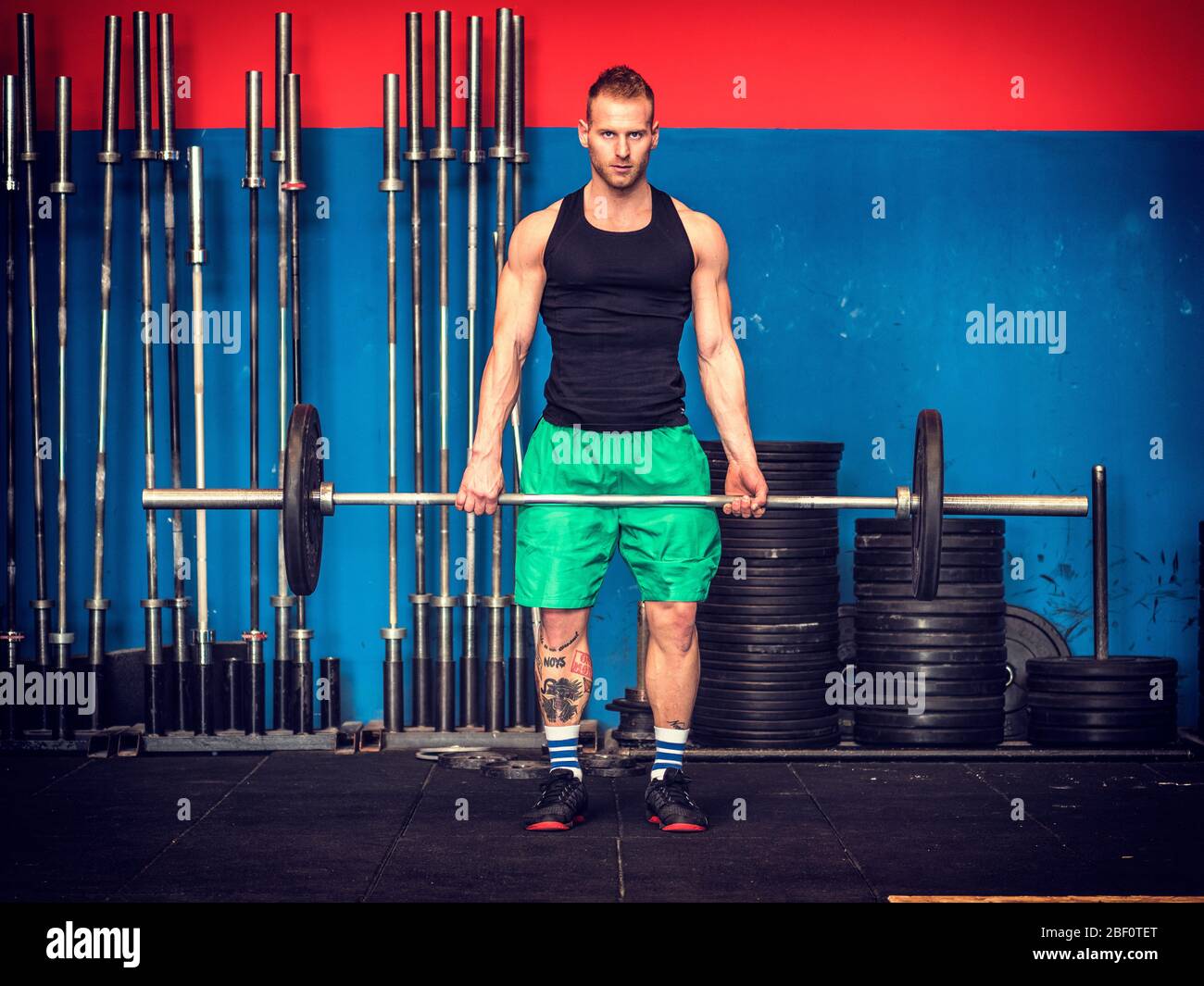 Muscular legs man hi-res stock photography and images - Alamy