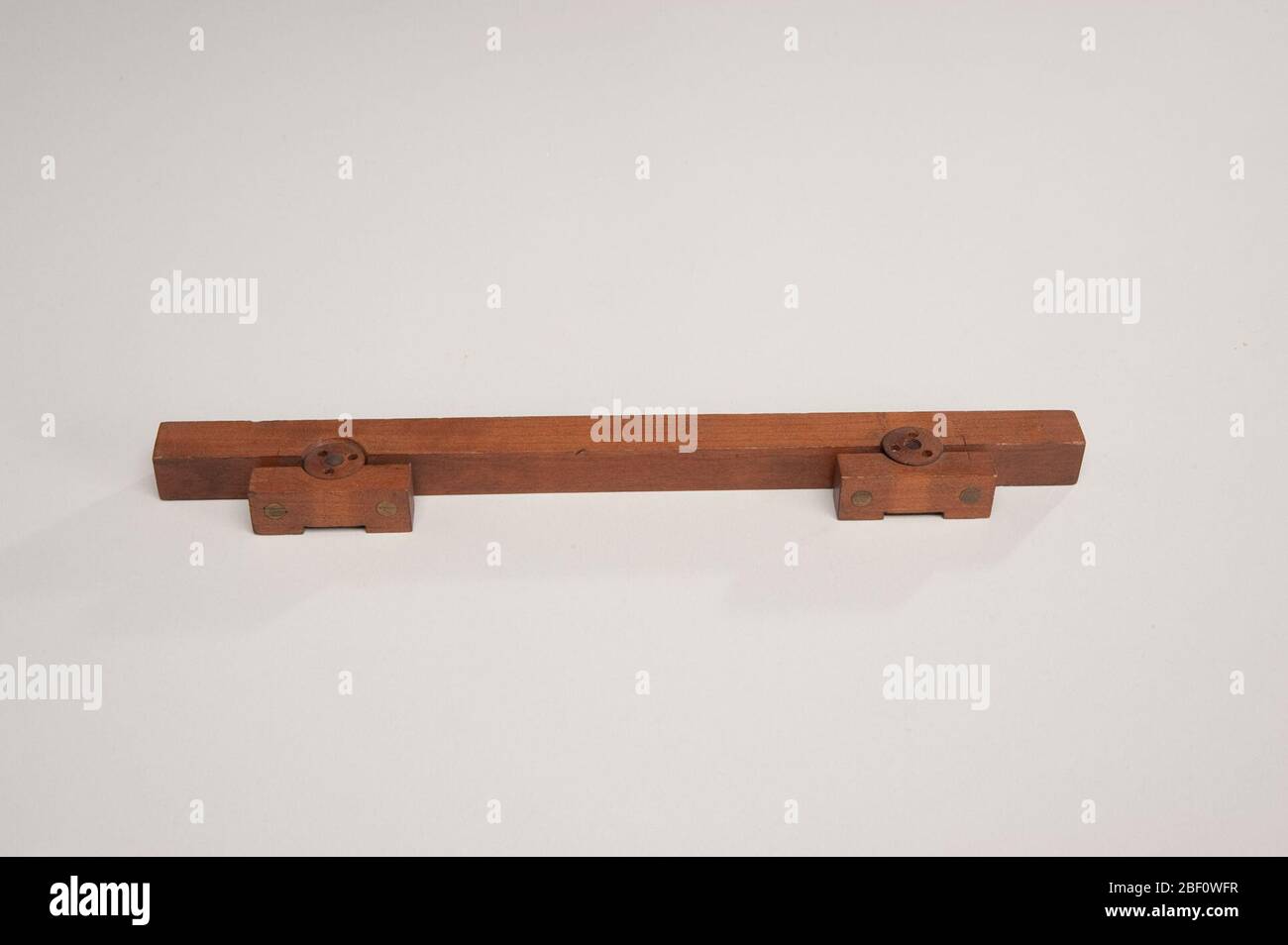 Patent model for printers quoins. This patent model demonstrates an ...