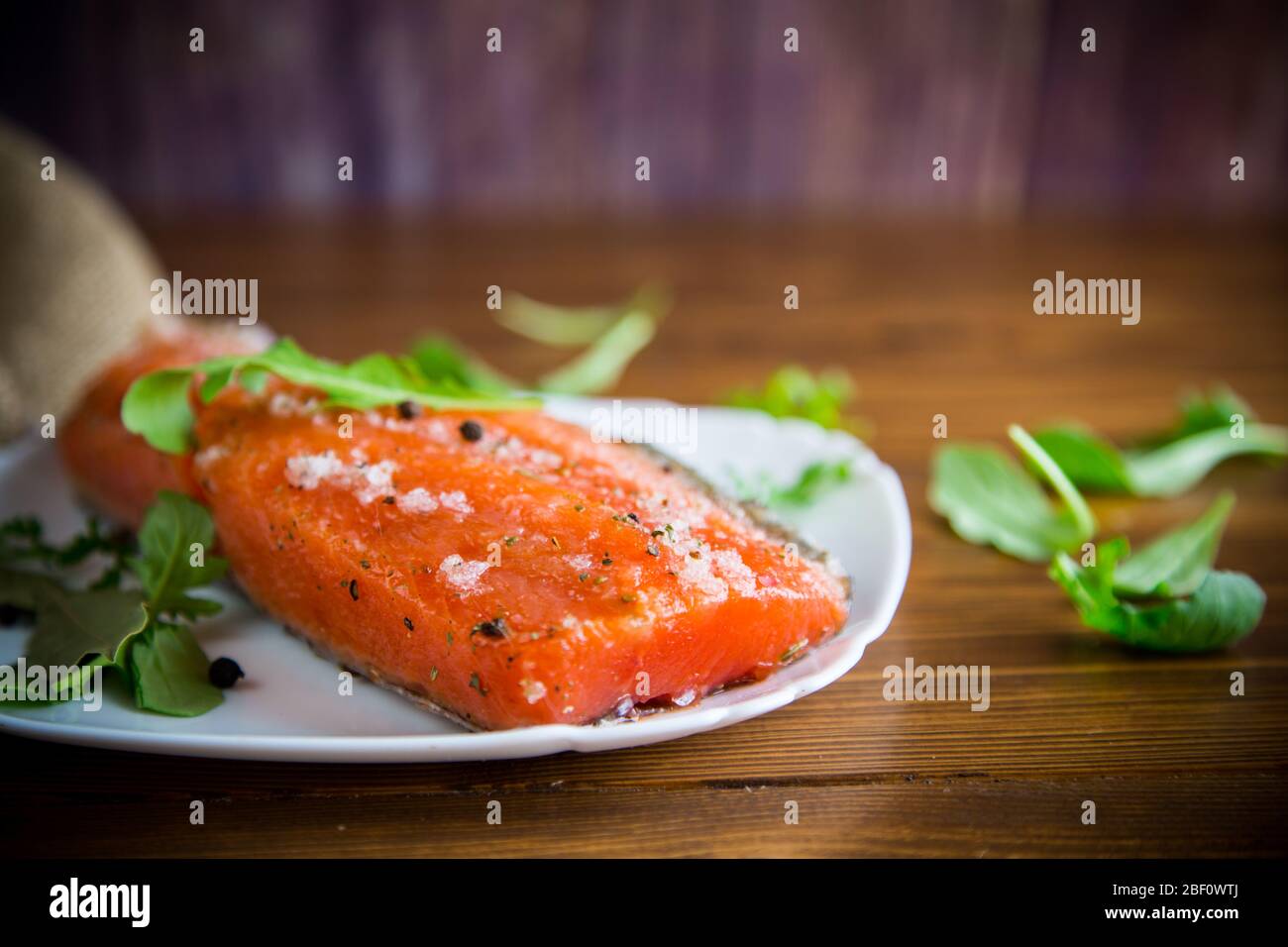 Piece salty red fish different hi-res stock photography and images - Alamy