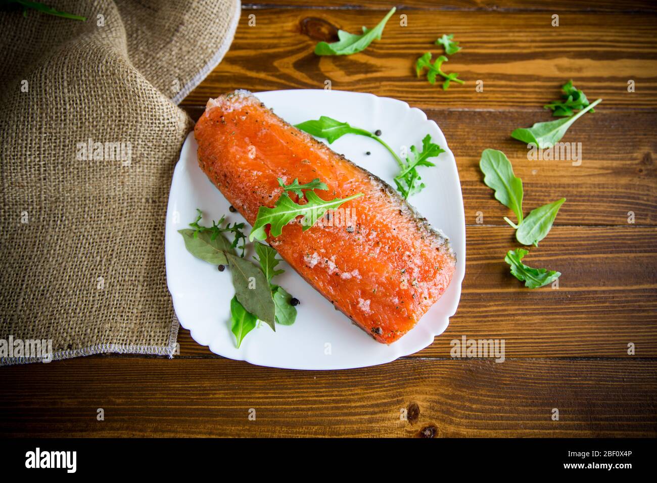 Piece salty red fish different hi-res stock photography and images - Alamy