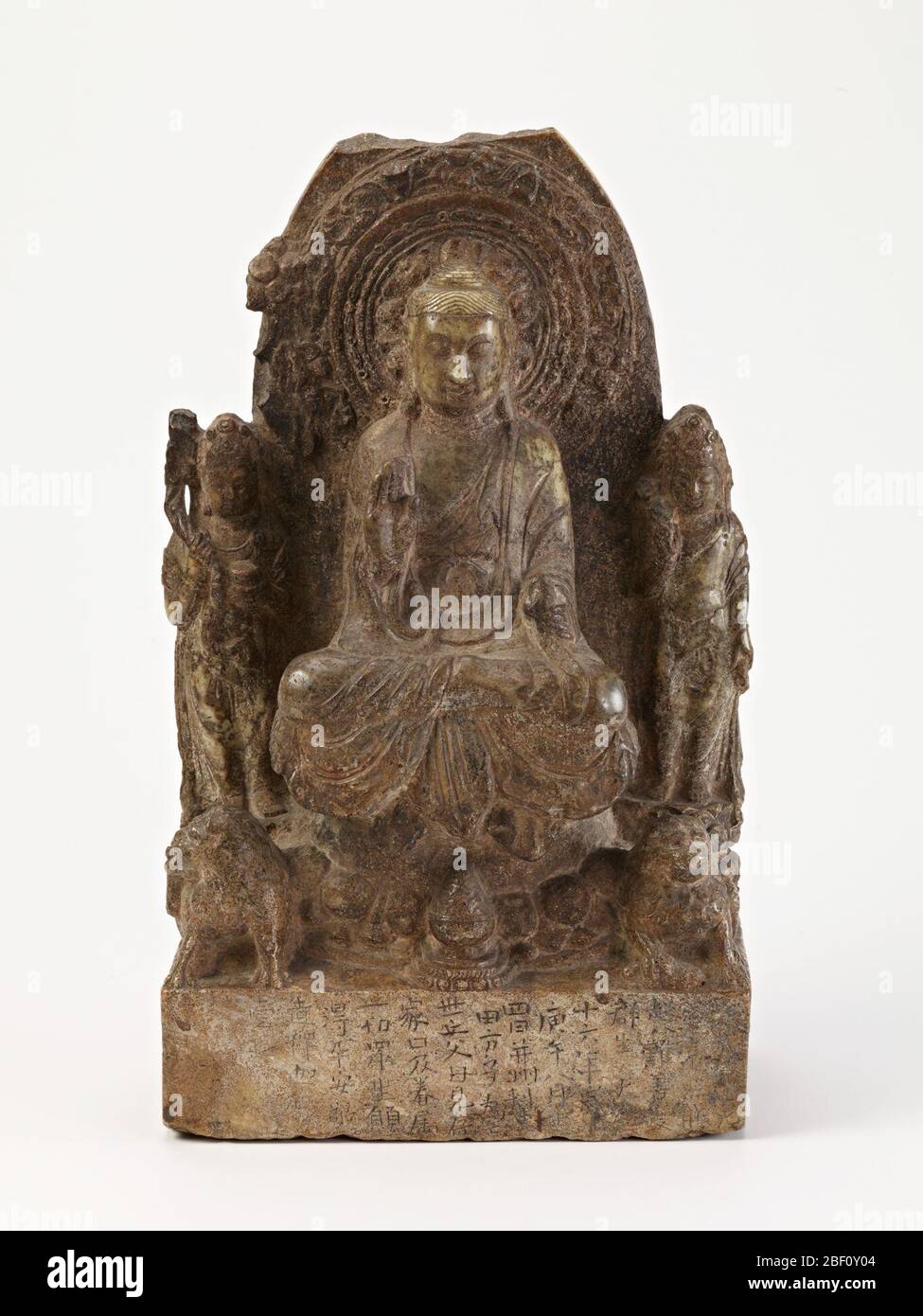 Buddhist trinity hi-res stock photography and images - Alamy