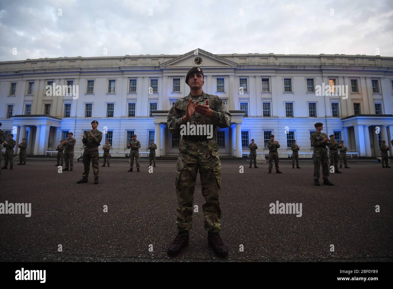 Military personnel wellington barracks hi-res stock photography and ...