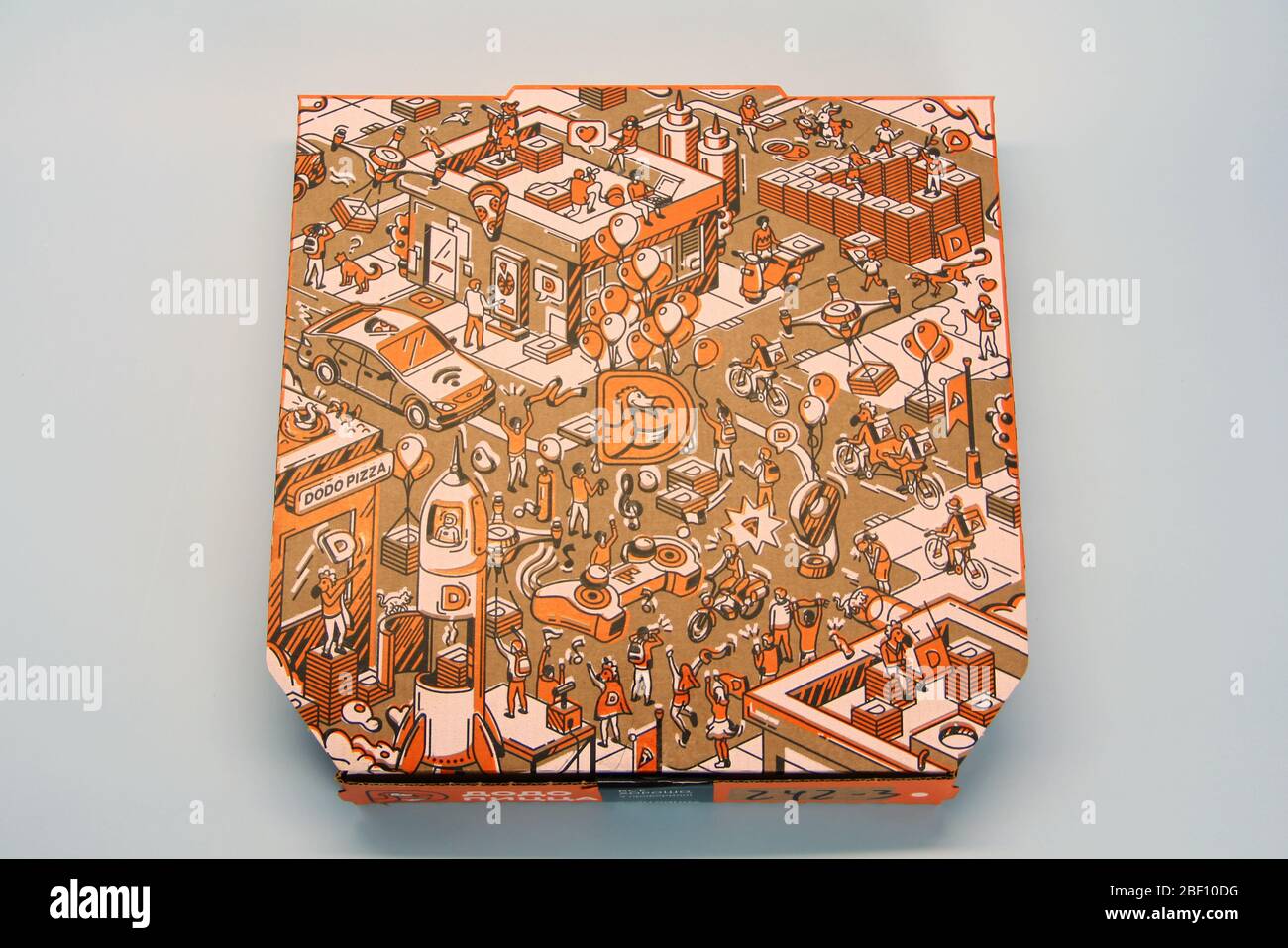 12-04-2020. Russia, Syktyvkar. Logo of the international pizzeria chain ...