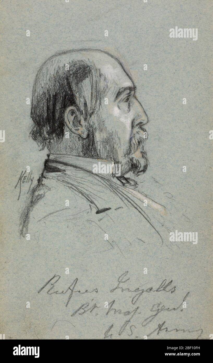 Major General Rufus Ingalls Stock Photo - Alamy