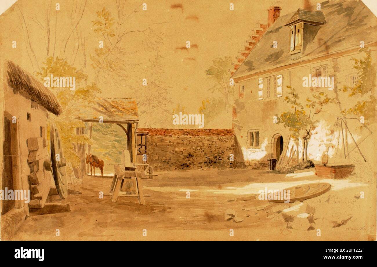 Ancient Abbey of St Valery France Stock Photo - Alamy