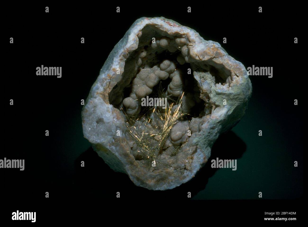 Photograph of millerite (R17575) from the National Mineral Collection ...