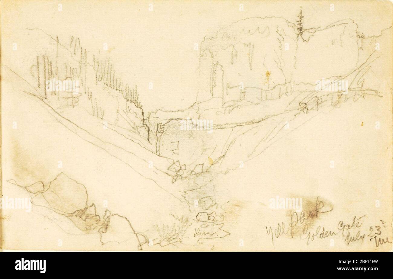 Entrance gate yellowstone national hi-res stock photography and images ...