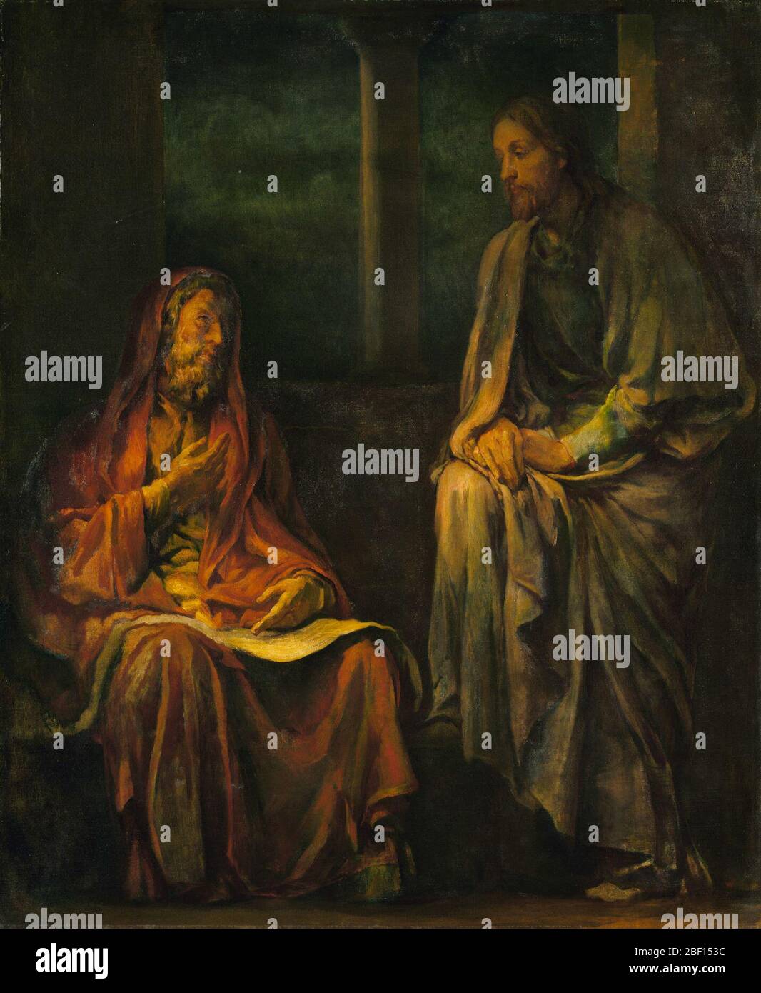 Nicodemus with christ hi-res stock photography and images - Alamy