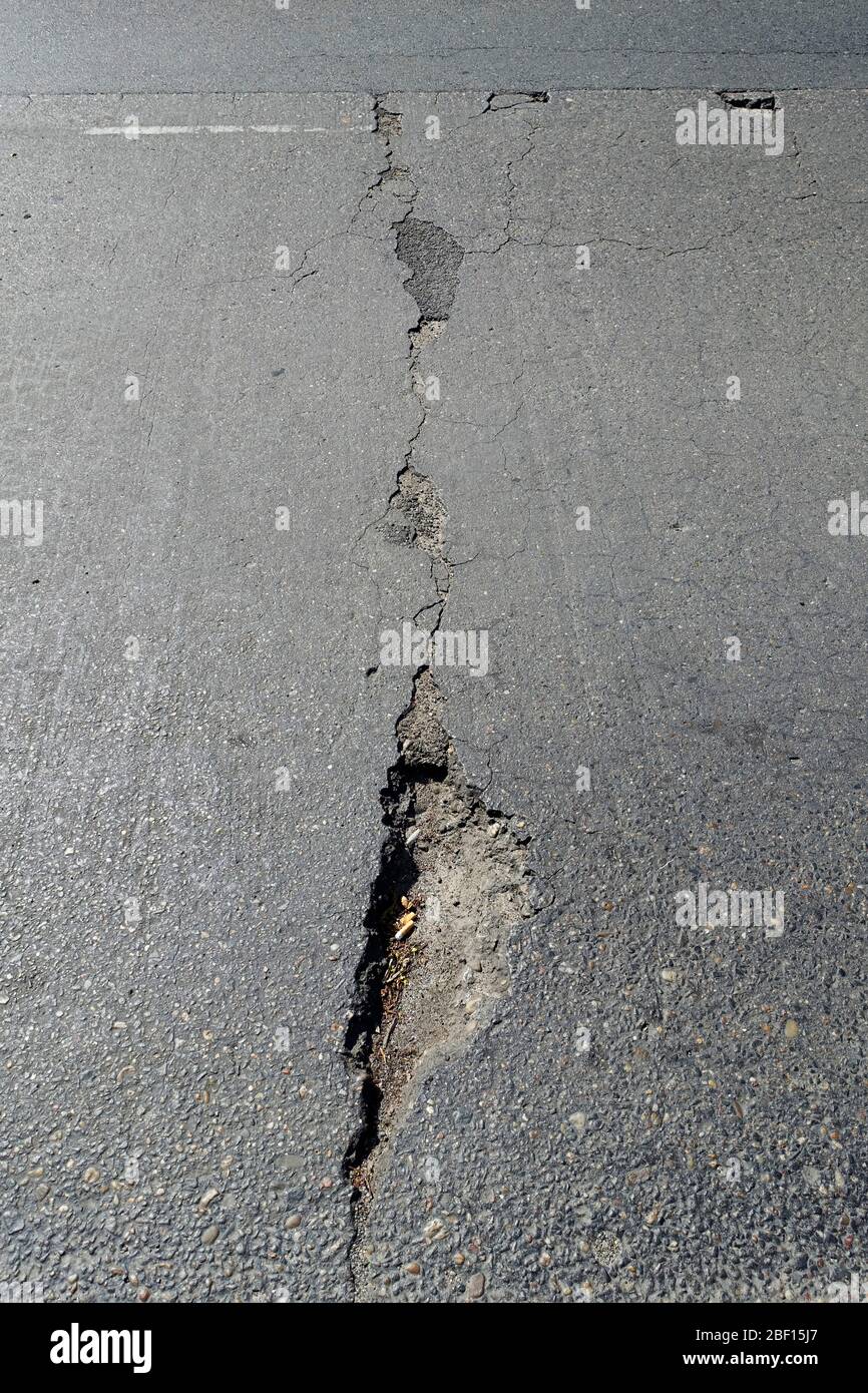 Poor road surface motorway hi-res stock photography and images - Alamy