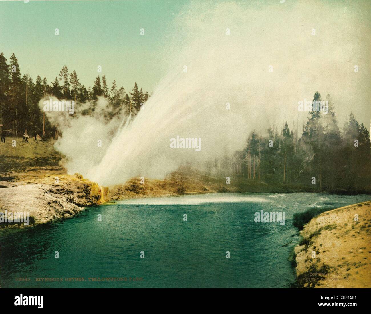 Riverside Geyser Yellowstone National Park Stock Photo - Alamy
