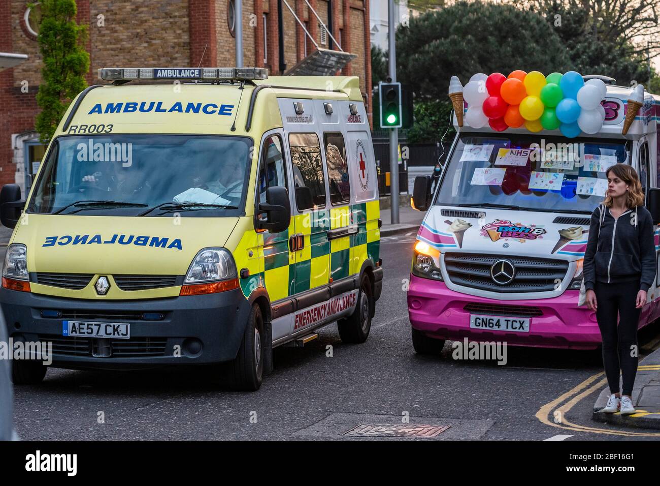 Rainbow police car london hi-res stock photography and images - Alamy