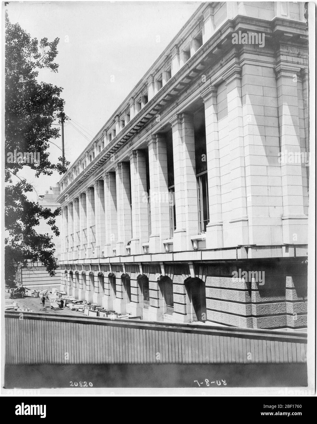 Construction of the United States National Museum Building. Also known ...